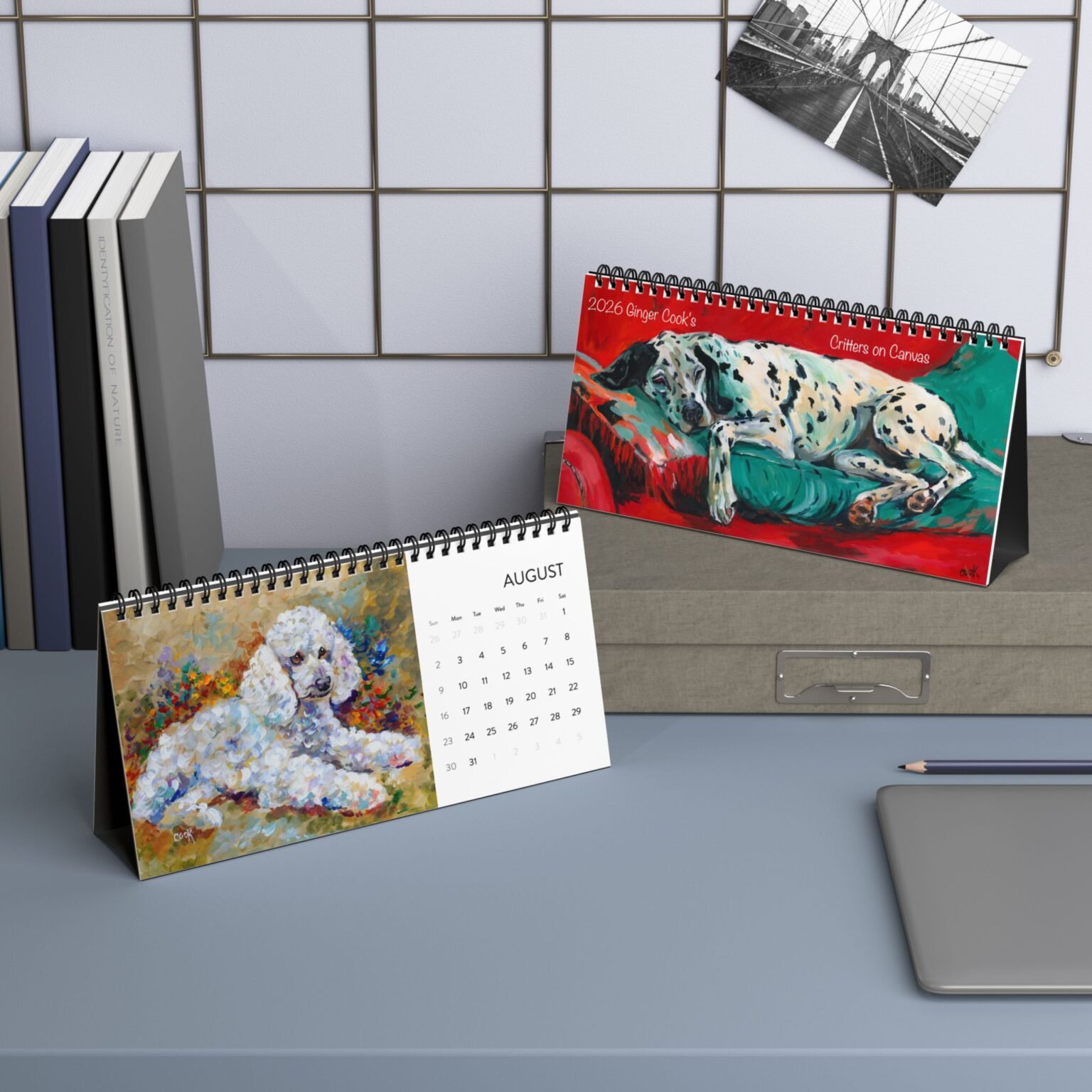 2026 Desktop Calendar with Ginger Cook's Artwork - Ginger's Art and ...